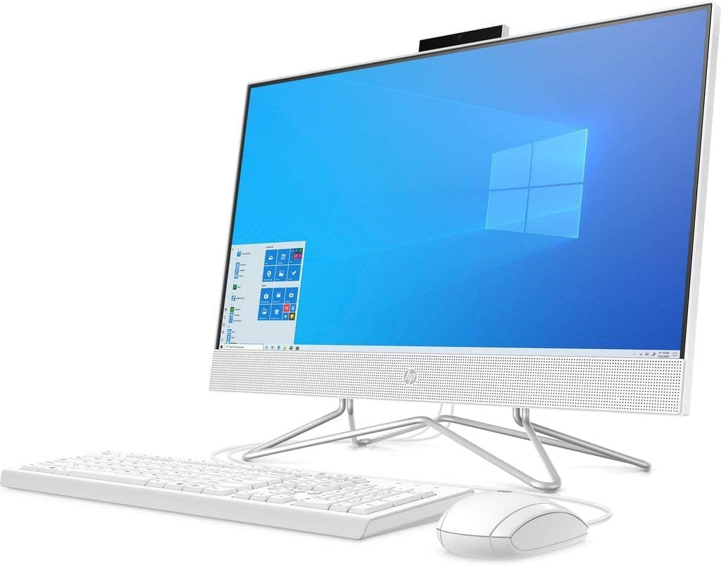 HP 24-dd0117c 23.8" AIO Computer R3-3250U 8GB 512GB SSD W10H White 1K0D7AA (Renewed)