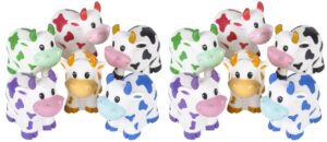 12 pack- rubber water squirting toys (12 cow toys)