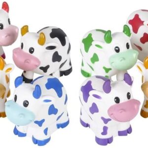 12 Pack- Rubber Water Squirting Toys (12 Cow Toys)