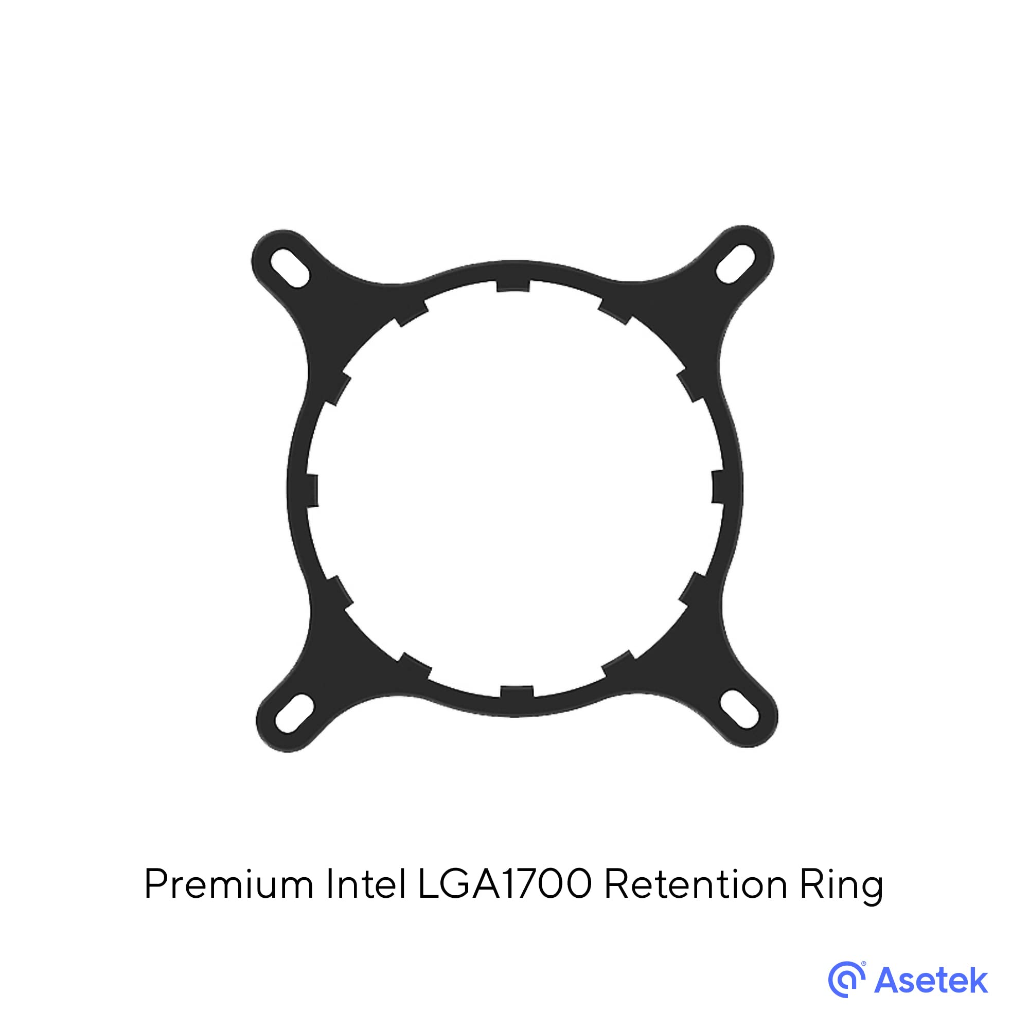 Premium Intel LGA1700 Retention Kit for Asetek-Based Liquid Coolers – Kit with Premium Finish Plus Easy Installation