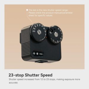 TTartisan Light Meter II, Real-time Metering Tool, Two Dial to Adjust ISO, Aperture and Shutter Speed, Compatible with Older Leicas and Similar Rangefinder Cameras