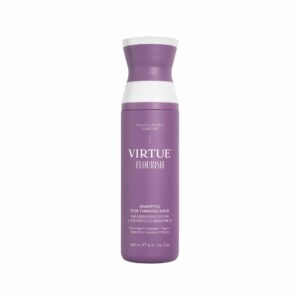 virtue flourish shampoo for thinning hair | detoxifies, volumizes, repairs thinning hair