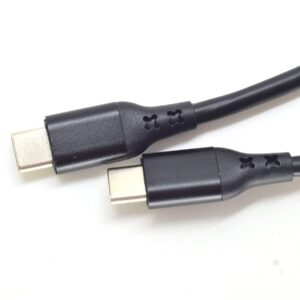 2pcs 12 inch Type-C USB C Male PD Power Cable 5A Fast Charge 6 Wires CC1 CC2 Pigtail DIY, 1 feet