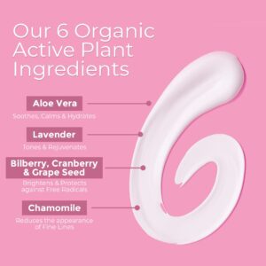 Natural Organic Hydrating Cream Cleanser | Gentle and Nourishing Organic Facial Cleanser for Women | Gently Removes Dirt and Impurities