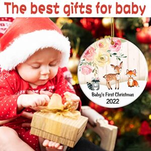 2022 Baby Christmas Ornament, Jocidea 2022 Baby Ornament Baby First Christmas Ornament New Baby Christmas Ornament Baby Christmas Tree Ornaments - Baby First Xmas Gifts