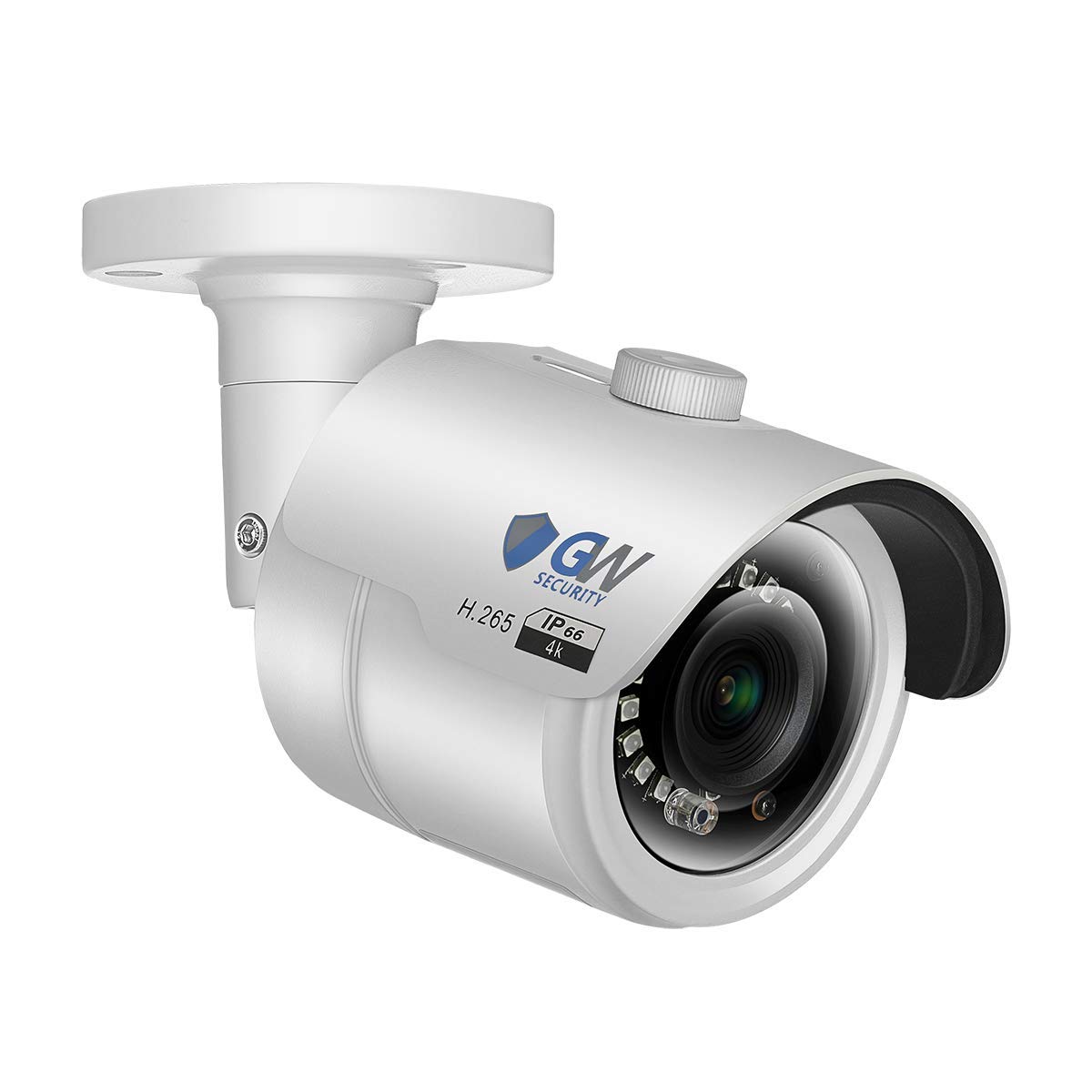 GW Security 4K 8MP Outdoor/Indoor PoE IP Bullet Security Camera (GW8537IP)