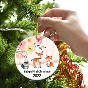 2022 Baby Christmas Ornament, Jocidea 2022 Baby Ornament Baby First Christmas Ornament New Baby Christmas Ornament Baby Christmas Tree Ornaments - Baby First Xmas Gifts