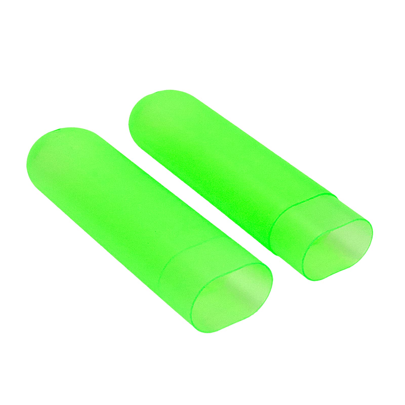 Xiaoyztan 10 Pcs Portable Travel Toothbrush Case Matte Translucent Toothbrush Storage Box Toothbrush Bucket Toothbrush Container (Green)