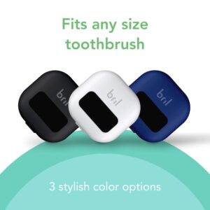 Bril UV-C Toothbrush Cleaner, Portable Brush Cover, Holder, and Travel Case for Any Size Toothbrush, White