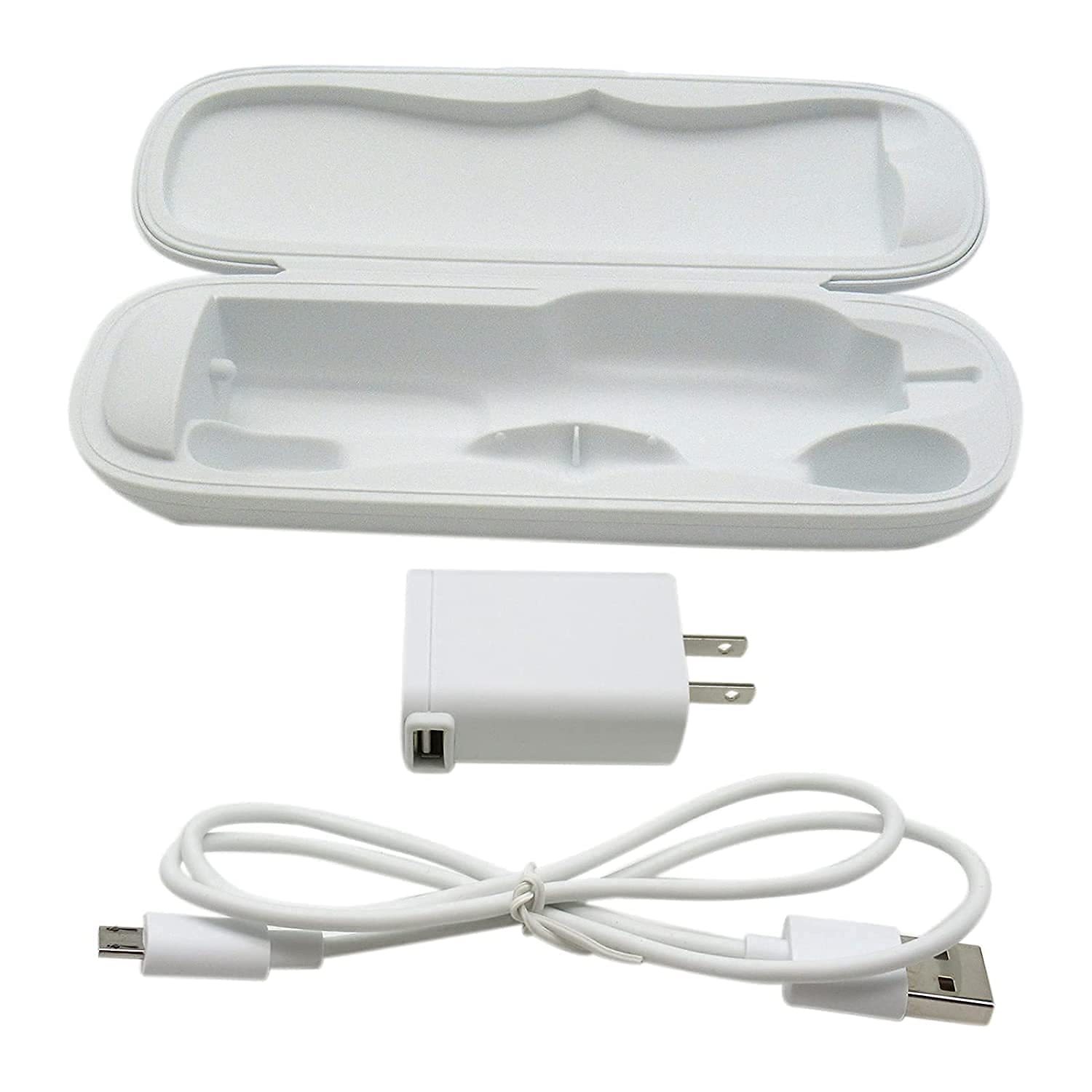 Economical Travel Charger Case w/AC Charer + USB Cable Compatible with Philips Sonicare HX6xxx HX89 HX91 Series