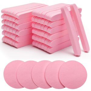 120 Pcs Facial Sponge Compressed, Luxiv Face Cleansing Sponge Estheticians Compressed Makeup Facial Sponge Round Wash Face Sponges for Women Compress Exfoliating Removal Sponge