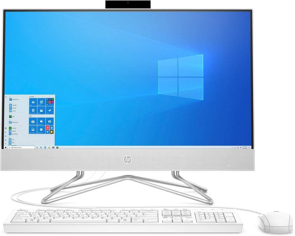 HP 24-dd0117c 23.8" AIO Computer R3-3250U 8GB 512GB SSD W10H White 1K0D7AA (Renewed)