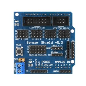 redtagcanada sensor shield v5.0 sensor expansion board for uno mega r3 v5 for arduino duemilanove/uno da i/o board electronic building blocks of robot parts