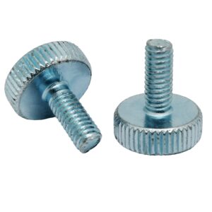 m4x10mm flat head thumb screw,knurled head thumb screws,carbon steel, galvanized,fully threaded(20 pcs)