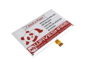 waveshare 7.5inch e-paper e-ink raw display compatible with raspberry pi 4b/3b+/3b/2b/b+/a+/zero/zero w/wh/zero 2w series boards 800×480 pixels three-color with spi interface without pcb