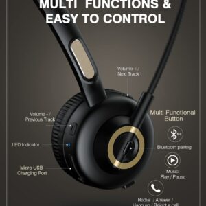 Bluetooth Headset with Microphone