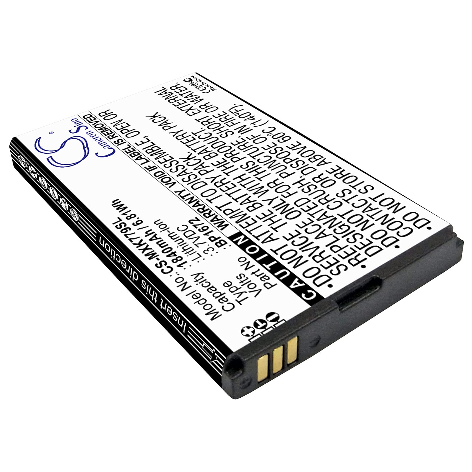 FITHOOD Battery Replacement for Moxee K779 K779HSDG_P BP1672 (1840mAh/3.7V)