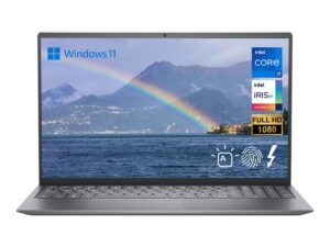 [win 11 home] 2021 newest dell inspiron 5510 15.6" fhd laptop, intel core i7-11370h, 16gb ram, 512gb pcie ssd, thunderbolt 4, hdmi, webcam, fingerprint reader, wi-fi 6, backlit keyboard, silver