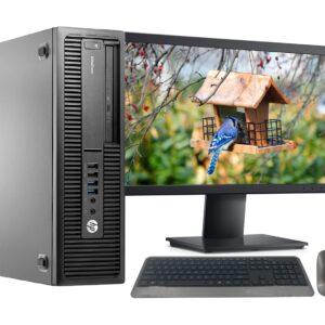 HP 705 G1 Computer Desktop PC AMD A4-Pro 7300B Processor, | 8GB Ram, 1 TB Hard Drive | WiFi & Bluetooth, Wireless Keyboard Mouse, 19 Inch LED Monitor, Windows 10 (Renewed)