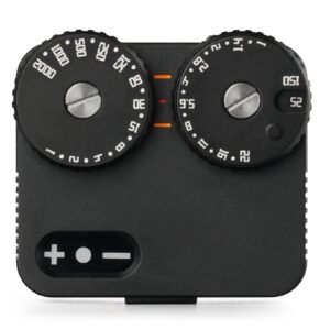 ttartisan light meter ii, real-time metering tool, two dial to adjust iso, aperture and shutter speed, compatible with older leicas and similar rangefinder cameras