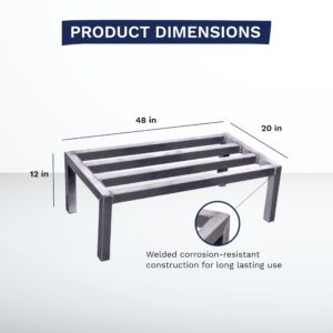 CenPro Commercial NSF Aluminum Dunnage Rack - 1,500 lb. Weight Capacity - 36"x20"x12" (28W-135)