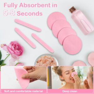 120 Pcs Facial Sponge Compressed, Luxiv Face Cleansing Sponge Estheticians Compressed Makeup Facial Sponge Round Wash Face Sponges for Women Compress Exfoliating Removal Sponge