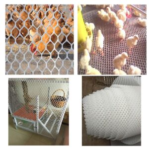 MAGFYLY Chicken Wire Mesh Child Safety net, Staircase Balcony Anti-Fall net, Plastic Fence net, breeding net, Lawn Protection net, White, 1x4m (Color : Mesh0.8mm, Size : 19m)