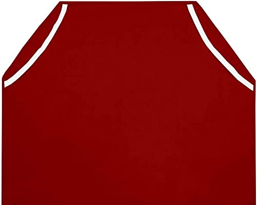 Daycare Cot Sheets for Toddler and Preschool - Daycare/Pre-School Cot Sheet - Corner Elastic Loops - Cot Bed Fitted Sheet - Poly Cotton Surface Pack of 6 (23" W X 40" L) - Burgundy