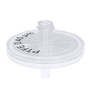 gvs filter technology, syringe filter, abluo, 25mm, ptfe membrane, 0.45µm, pp housing, 10/pk