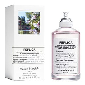 maison margiela replica springtime in a park eau de toilette spray for women, 3.4 ounce