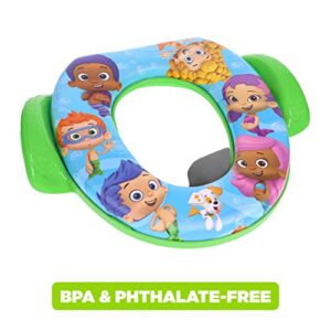 Nickelodeon Bubble Guppies Soft Potty Seat and Potty Training Seat - Soft Cushion, Baby Potty Training, Safe, Easy to Clean