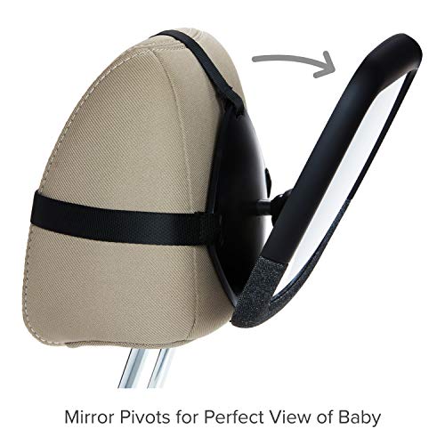 Munchkin® Brica® Magnetic Stretch to Fit™ Sun Shade and 360 Pivot Baby in-Sight® Wide-Angle Adjustable Car Mirror