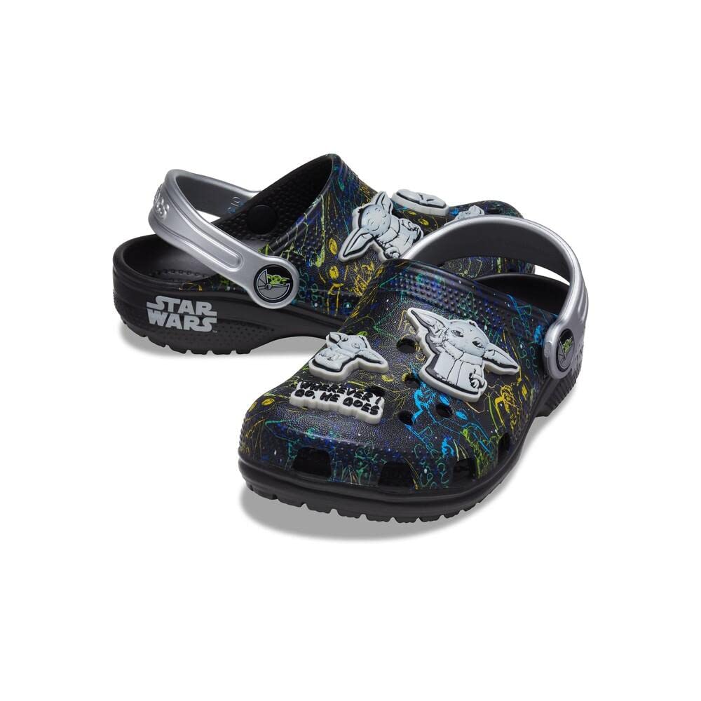 Crocs Kids' Classic Star Wars Clog, Baby Yoda/Grogu, 3 US Unisex Little