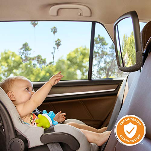 Munchkin® Brica® Magnetic Stretch to Fit™ Sun Shade and 360 Pivot Baby in-Sight® Wide-Angle Adjustable Car Mirror