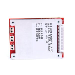 DollaTek 16S 60V 30A BMS Lithium Battery Charger Protection Board with Power Battery Balance/Improving PWB Protection Board