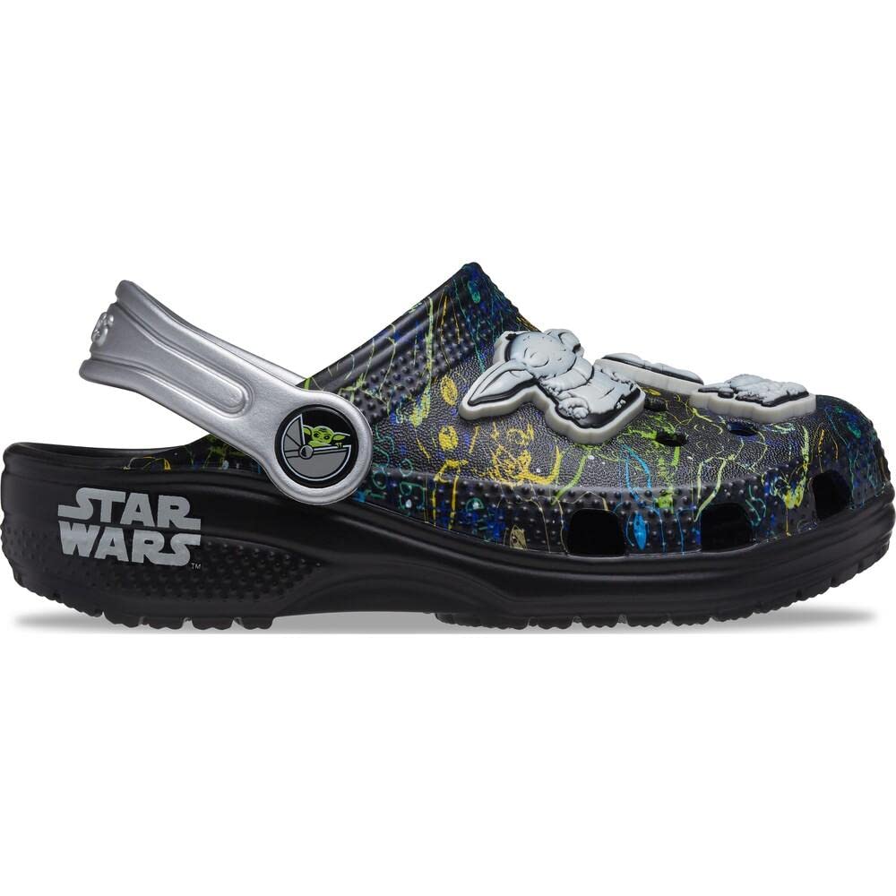 Crocs Kids' Classic Star Wars Clog, Baby Yoda/Grogu, 3 US Unisex Little