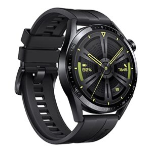 huawei watch gt 3 (46mm) gps + bluetooth smartwatch (black) - international version