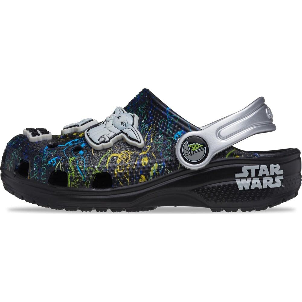 Crocs Kids' Classic Star Wars Clog, Baby Yoda/Grogu, 3 US Unisex Little