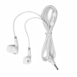 tqklsm wired earbud headphone 3.5mm sports earphone universal hifi music bass earbud headphone with mic(wit)