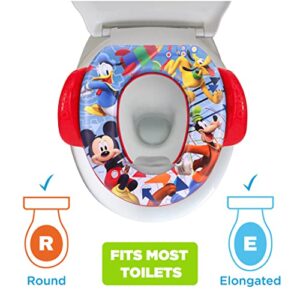 Disney Mickey Mouse "Clubhouse Capers" Potty Seat and Training Seat - Soft Cushion, Baby Potty Training, Safe, Easy to Clean