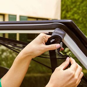 Munchkin® Brica® Magnetic Stretch to Fit™ Sun Shade and 360 Pivot Baby in-Sight® Wide-Angle Adjustable Car Mirror