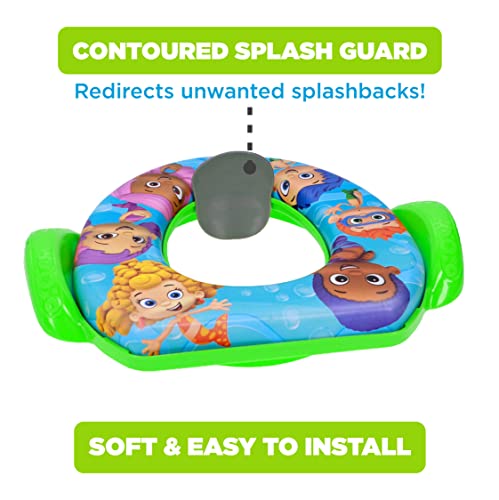 Nickelodeon Bubble Guppies Soft Potty Seat and Potty Training Seat - Soft Cushion, Baby Potty Training, Safe, Easy to Clean