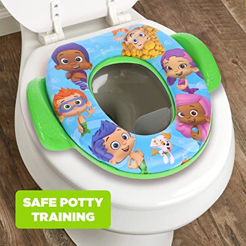 Nickelodeon Bubble Guppies Soft Potty Seat and Potty Training Seat - Soft Cushion, Baby Potty Training, Safe, Easy to Clean