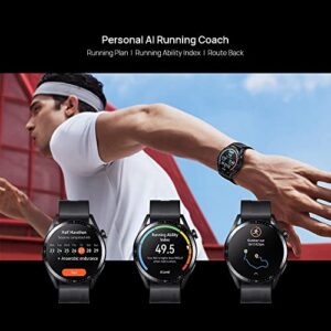 HUAWEI Watch GT 3 (46mm) GPS + Bluetooth Smartwatch (Black) - International Version