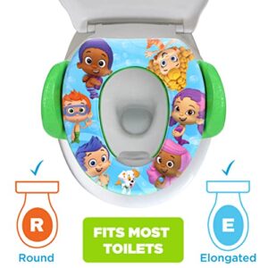 Nickelodeon Bubble Guppies Soft Potty Seat and Potty Training Seat - Soft Cushion, Baby Potty Training, Safe, Easy to Clean