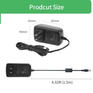 Security-01 2-Pack AC to DC 5V 4A Power Supply Adapter, Plug 5.5mm x 2.1mm,UL Listed