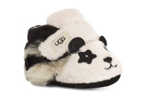 ugg unisex-baby bixbee panda stuffie boot, pink/black, 0-1 infant