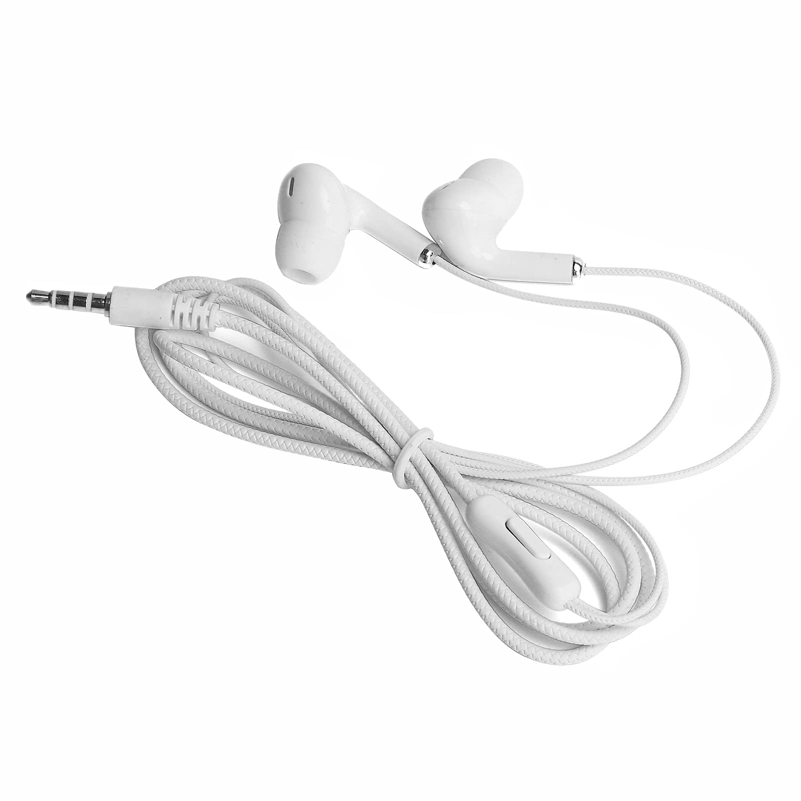 TQKLSM Wired Earbud Headphone 3.5mm Sports Earphone Universal HiFi Music Bass Earbud Headphone with Mic(wit)