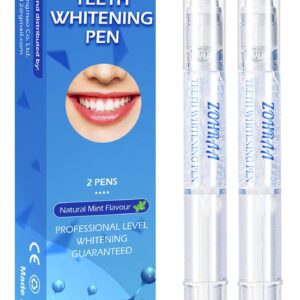 ZOHRAA Teeth Whitening Pen(2 Pens) - Effective & Painless Whitening - Perfect for Sensitive Teeth - 35% Carbamide Peroxide, No Sensitivity, Travel-Friendly, Natural Mint Flavor