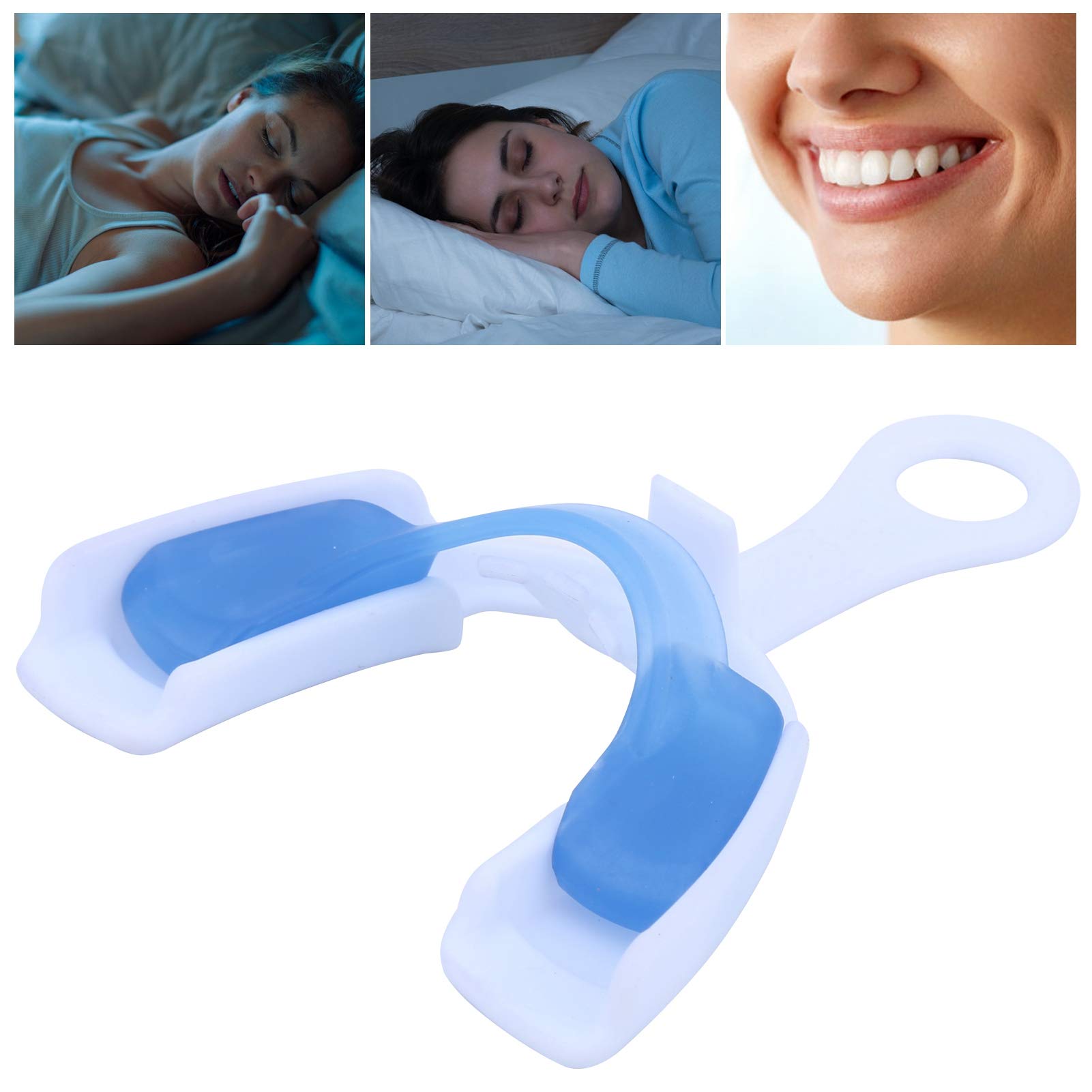 Shanrya Night Clenching Tooth Guard, Breathable Silicone Sleeping Tooth Guard, for Adult Children Prevent Grinding Outdoor Use Tooth Protector Night Prevent Clenching